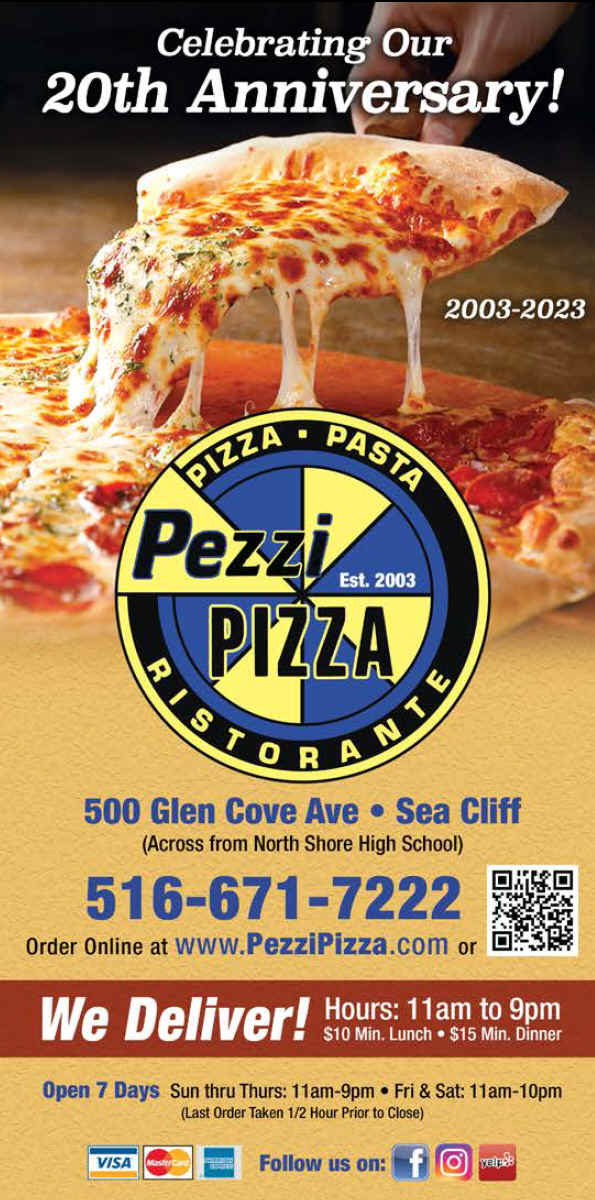 www.PezziPizza.com - Pezzi Pizza - Pizza Parlor Sea Cliff